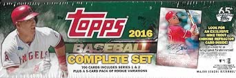 Amazon.com: 2016 Topps Baseball Card Factory Sealed Set 700 Cards Plus ...