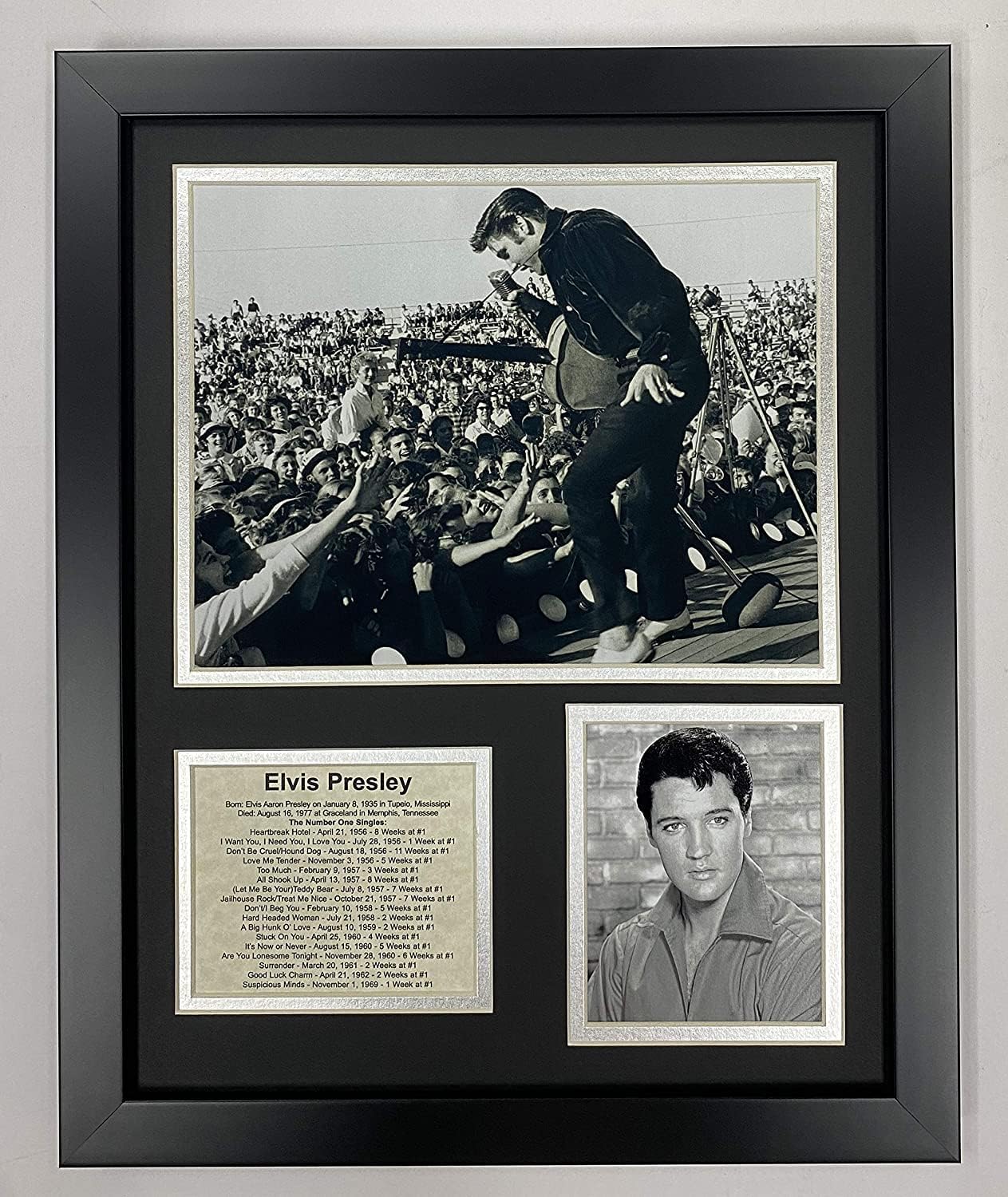 Amazon.com: Buyartforless Work Framed Elvis Presley-Loving You Portrait ...