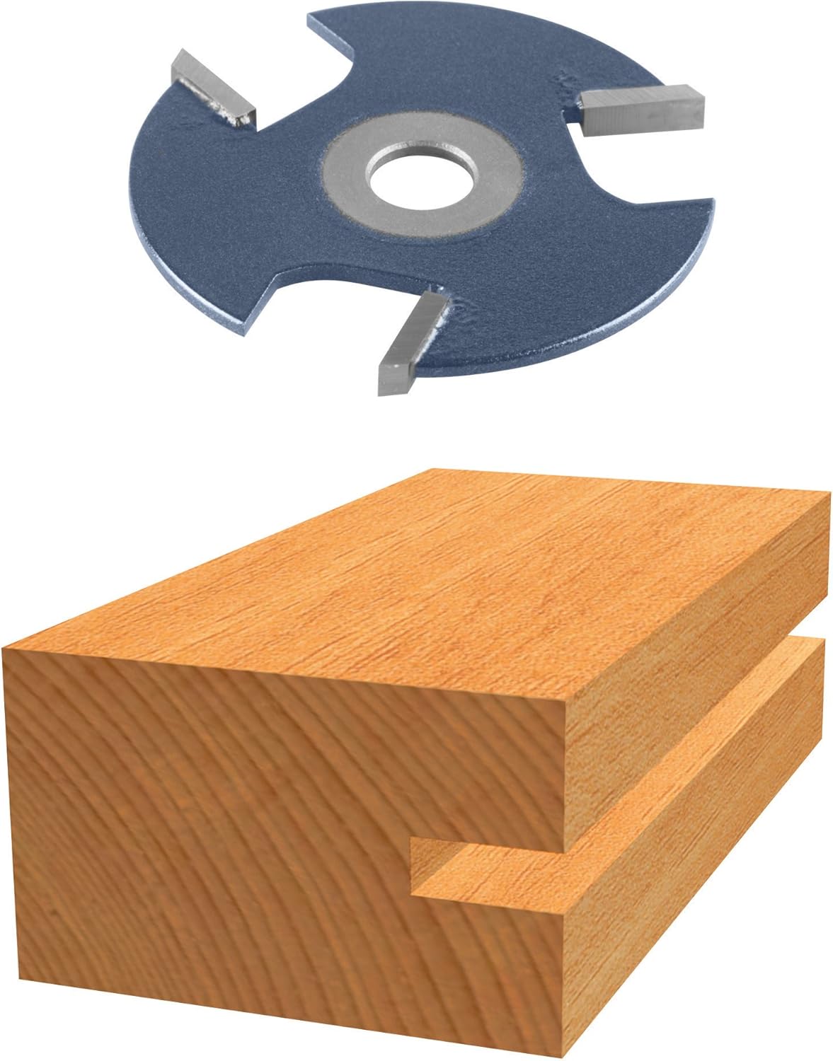 BOSCH 85530M 5/32 In. Carbide Tipped 3-Wing Slotting Cutter Bit - Three ...