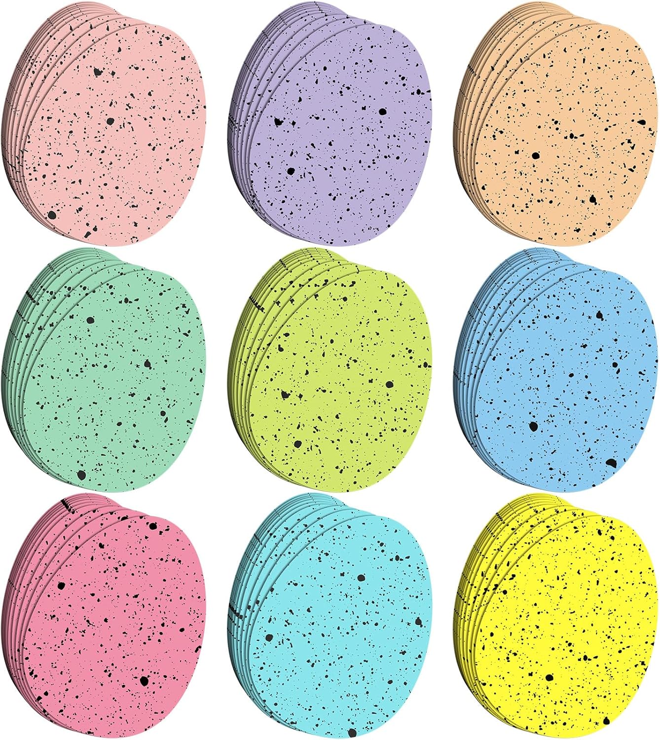 Amazon.com: Moinchore 90 Pcs Easter Egg Cutouts Set Mini Speckled Egg ...
