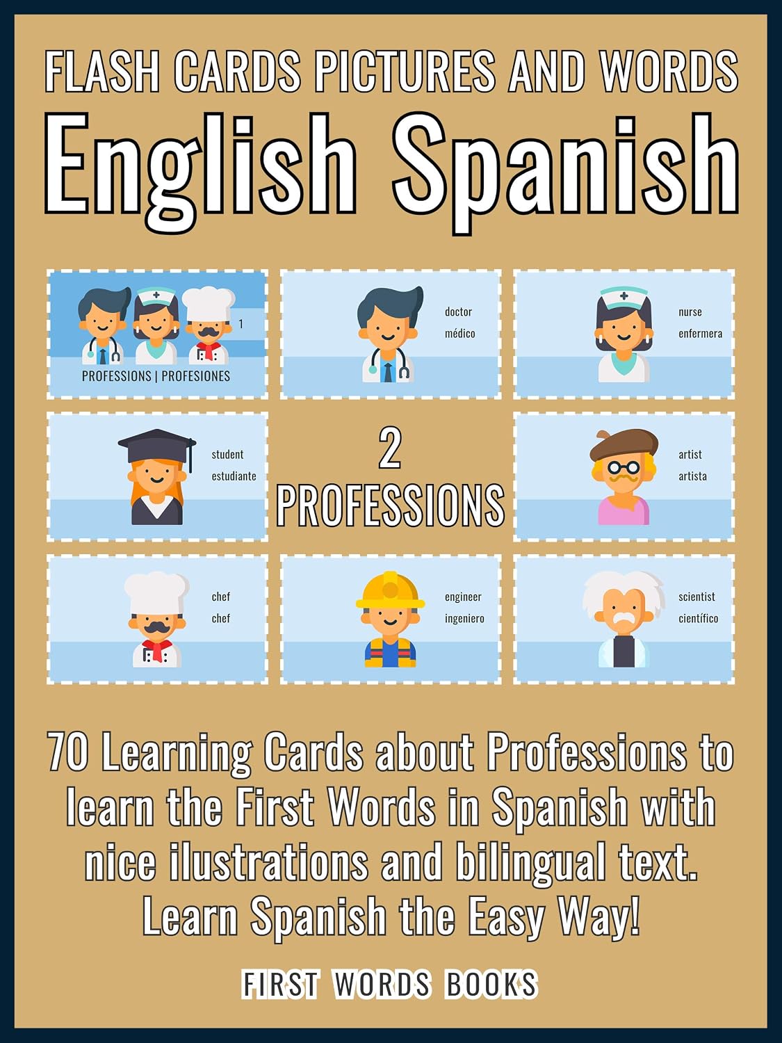 Amazon.com: 2 - Professions - Flash Cards Pictures and Words English ...