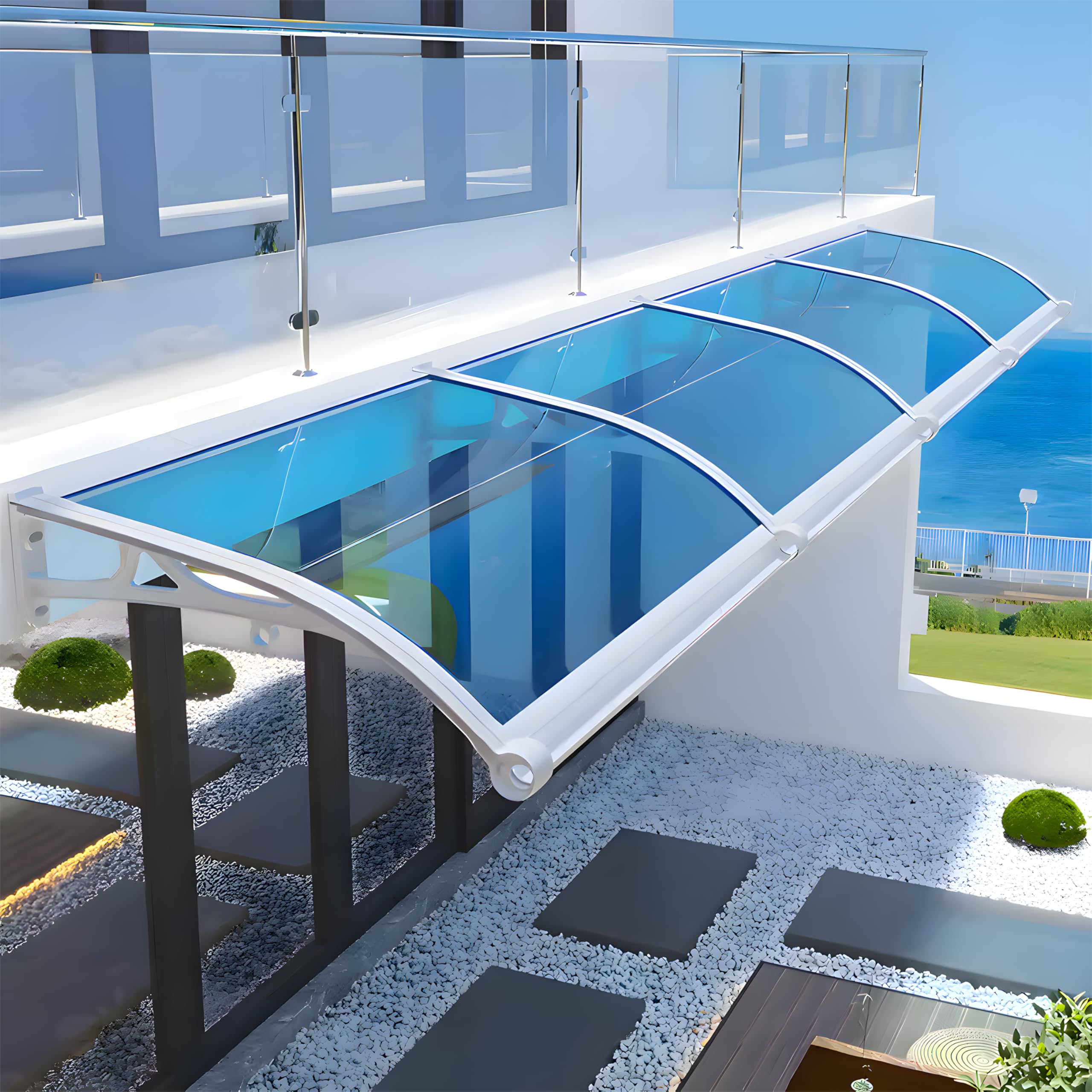 Amazon.com : Window Awning Door Canopy, Door Window Garden Canopy ...