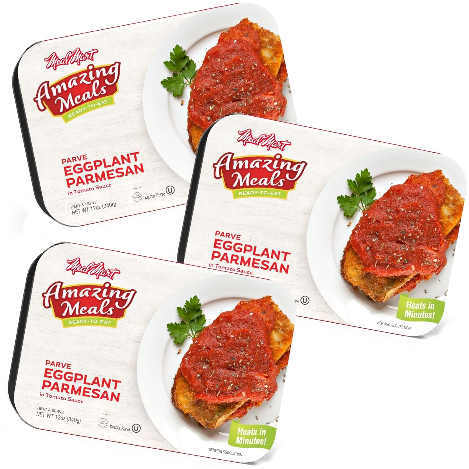 Amazon.com: Meal Mart Amazing Meals - Kosher Parve Eggplant Parmesan ...