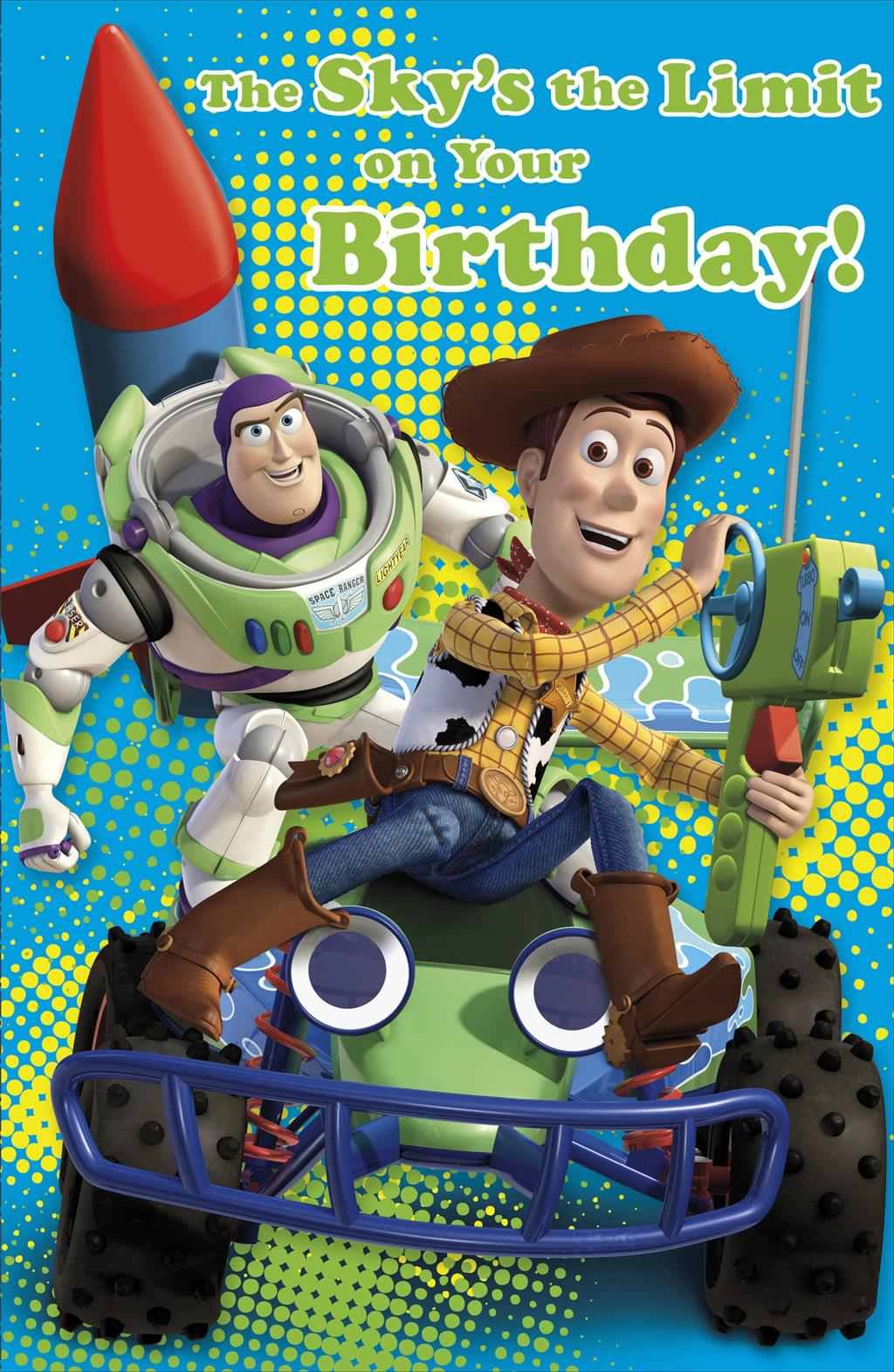 Turning 2 Toy Story Buzz Lightyear Birthday Card Popular Items For
