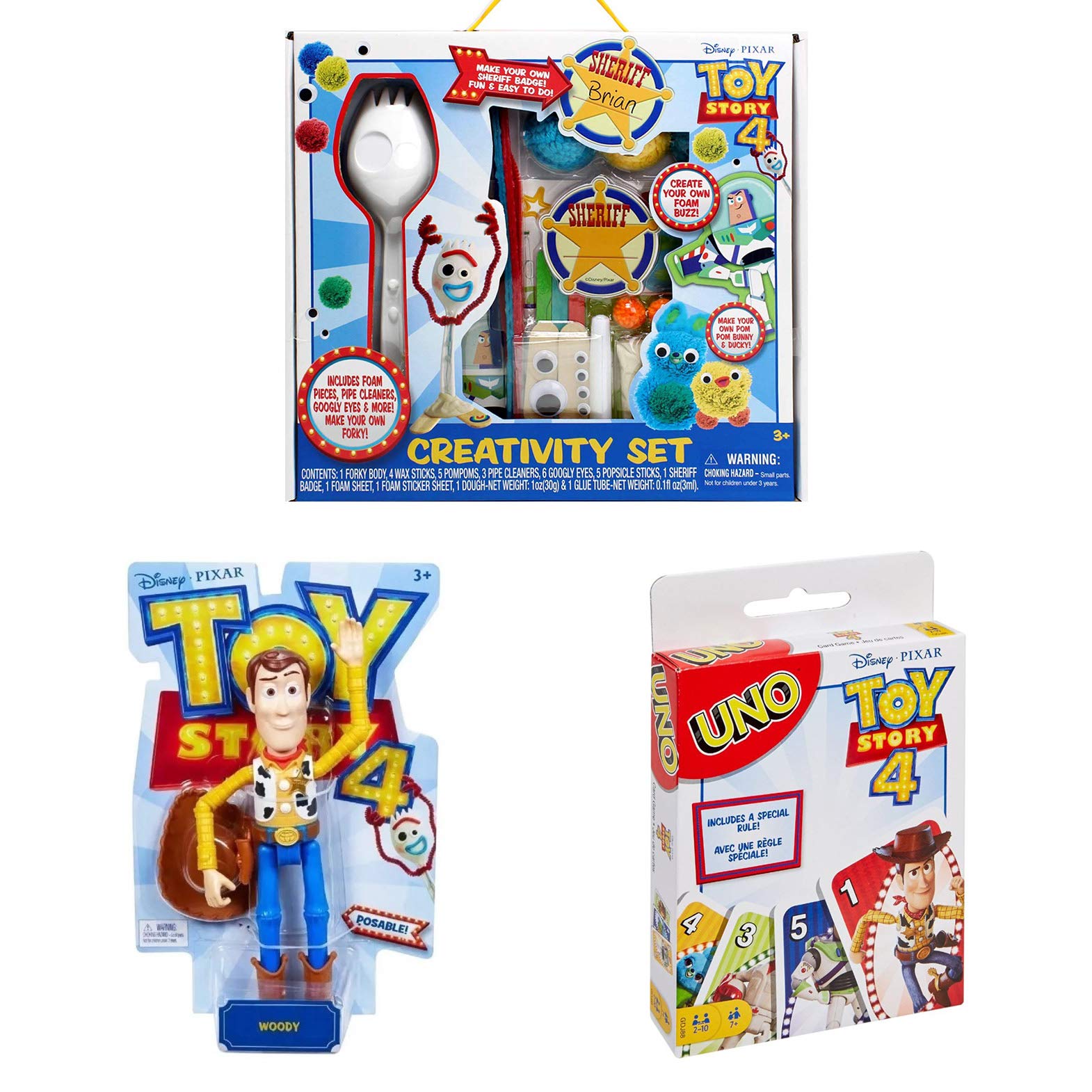 Buy 3 in 1 Toy Story 4 Set Bundle pack - Toy Story 4 Forky Creativity ...