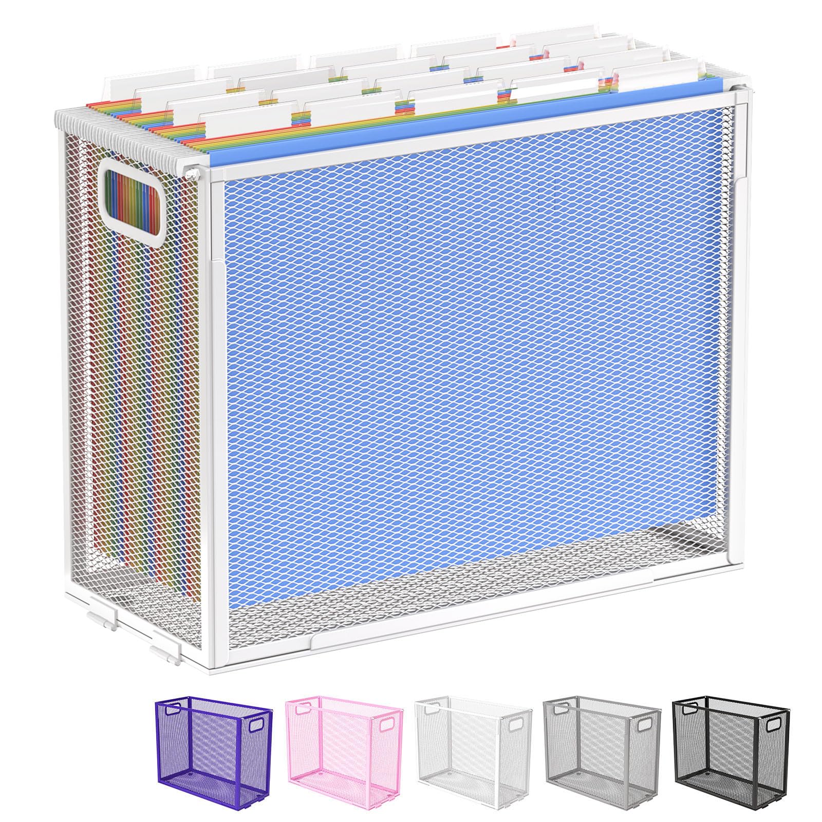 Snapklik.com : Oterri Hanging File Organizer, Metal File Organizer ...