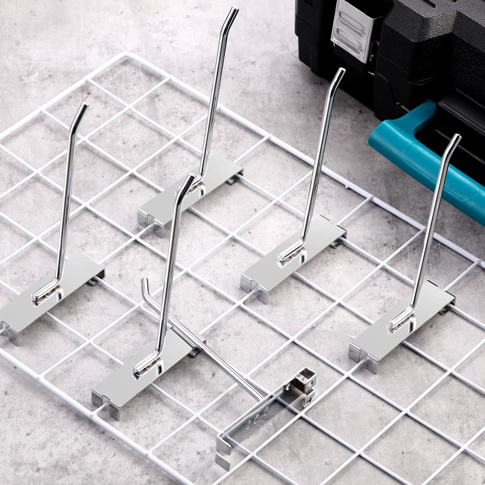 Snapklik.com : Chumia 50 Pieces 6 Inches Gridwall Panel Hooks Grid Wall ...