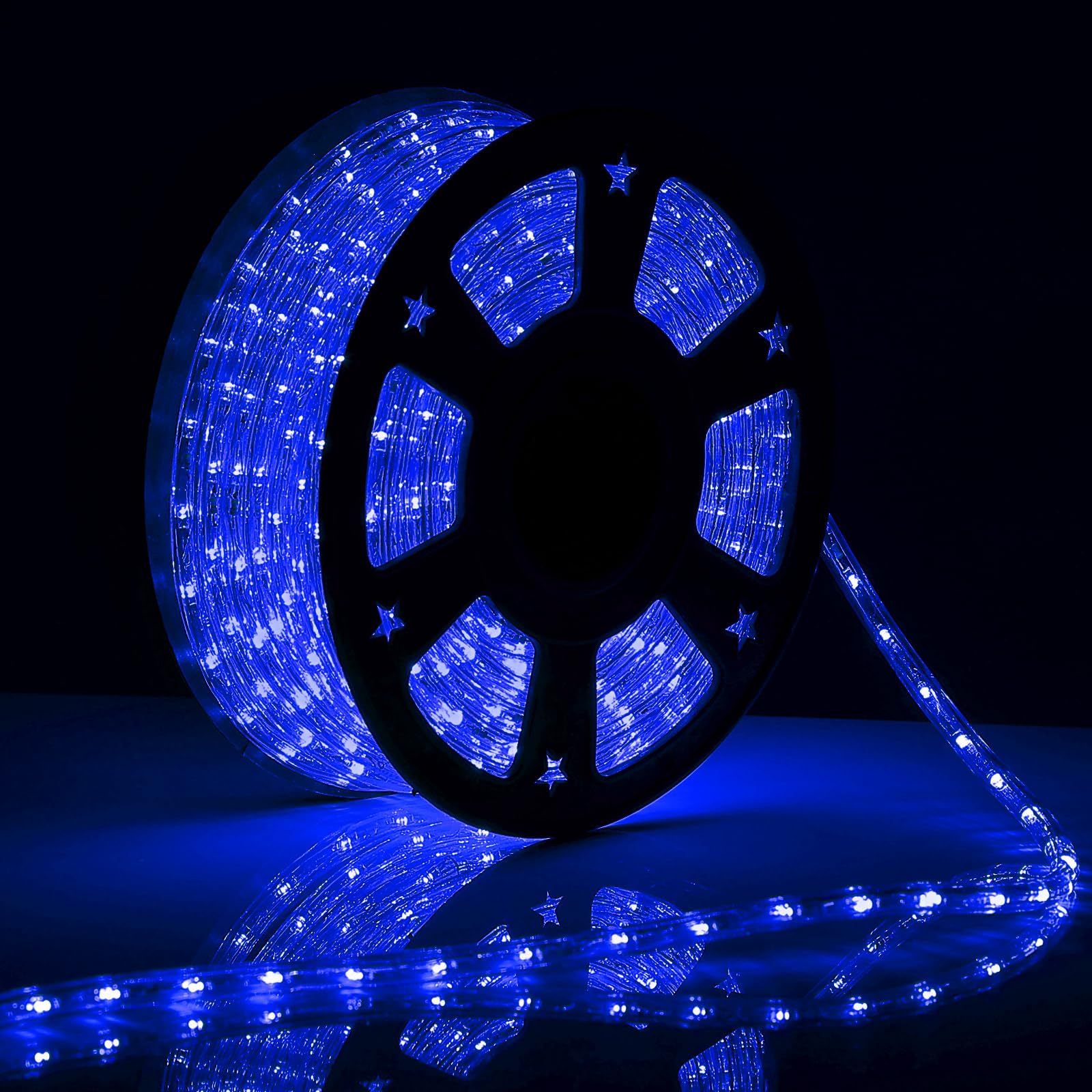 Amazon.com: 50ft 360 LED Waterproof Rope Lights,110V Connectable Indoor ...
