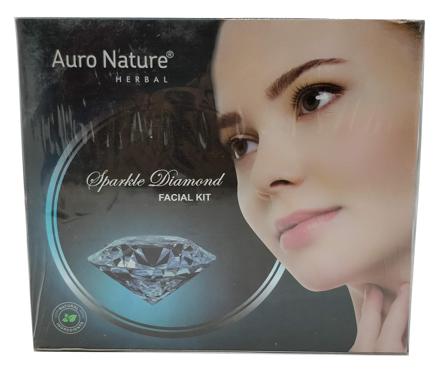 Buy Auro Nature Sparkle Diamond Facial Kit For Insta Glow And Fairness ...