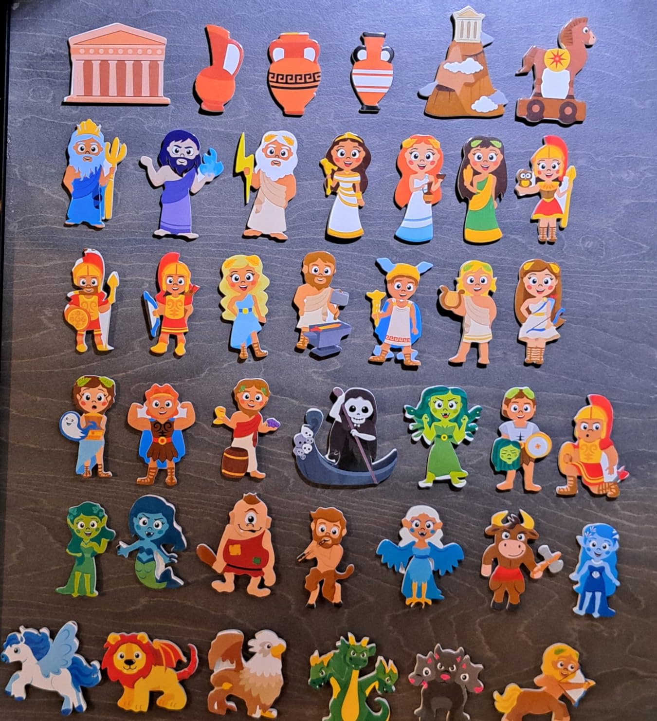 Baker Ross FX611 Greek Mythology Foam Stickers - Pack of 200, Stickers ...