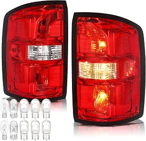 Amazon.com: Aosky Tail Light Assembly for 2014-2018 GMC Sierra 1500 ...