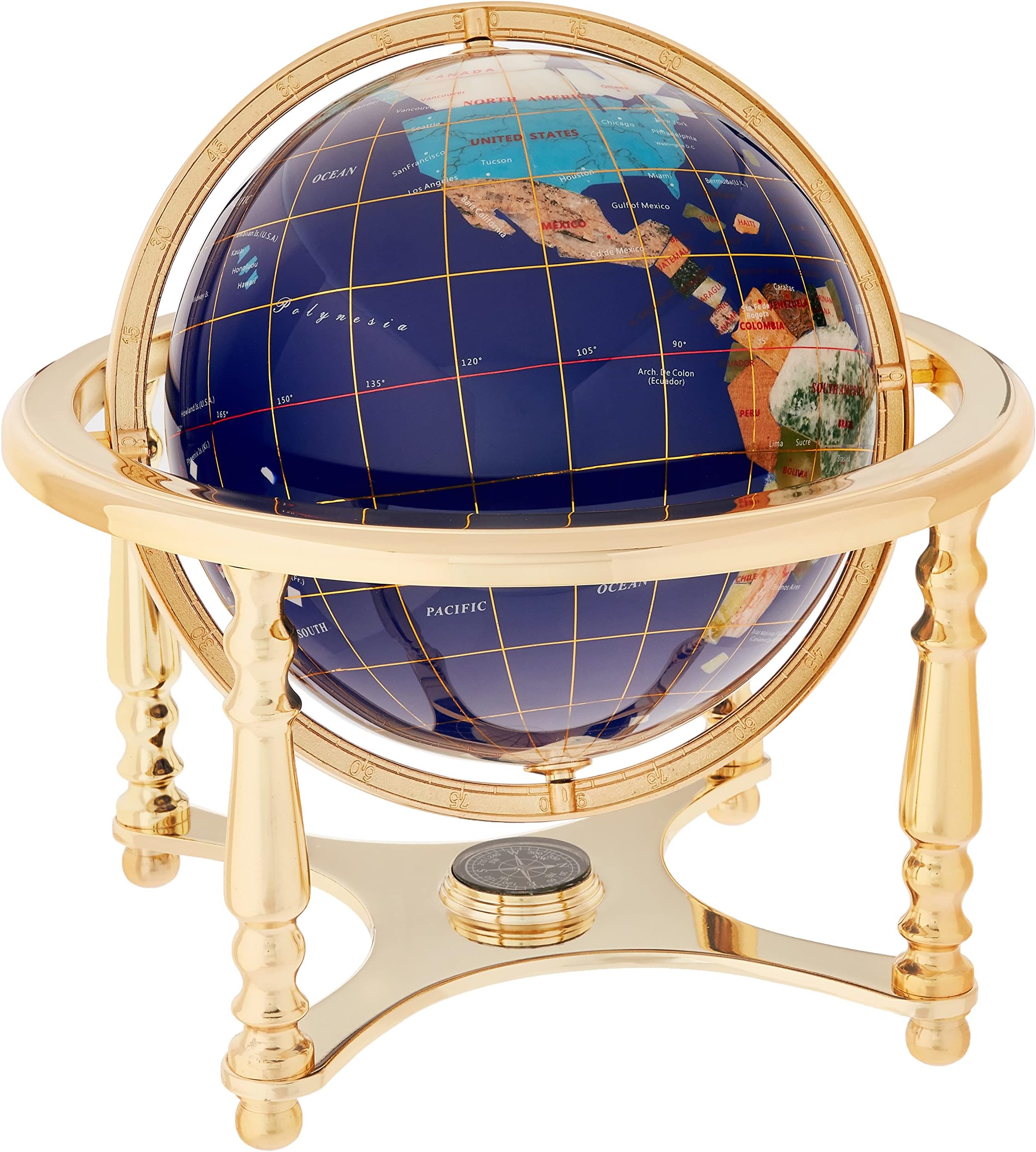 Amazon.com: Unique Art 36-Inch by 13-Inch Floor Standing Blue Lapis ...