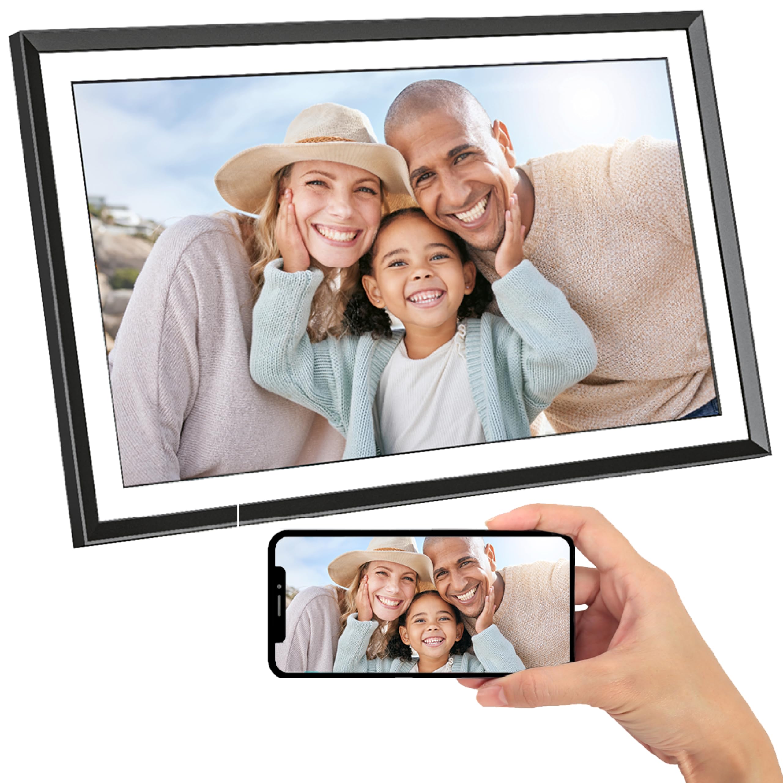 AGFA PHOTO Realiview 15.6' - Smart Digital Photo Frame with HD Screen ...