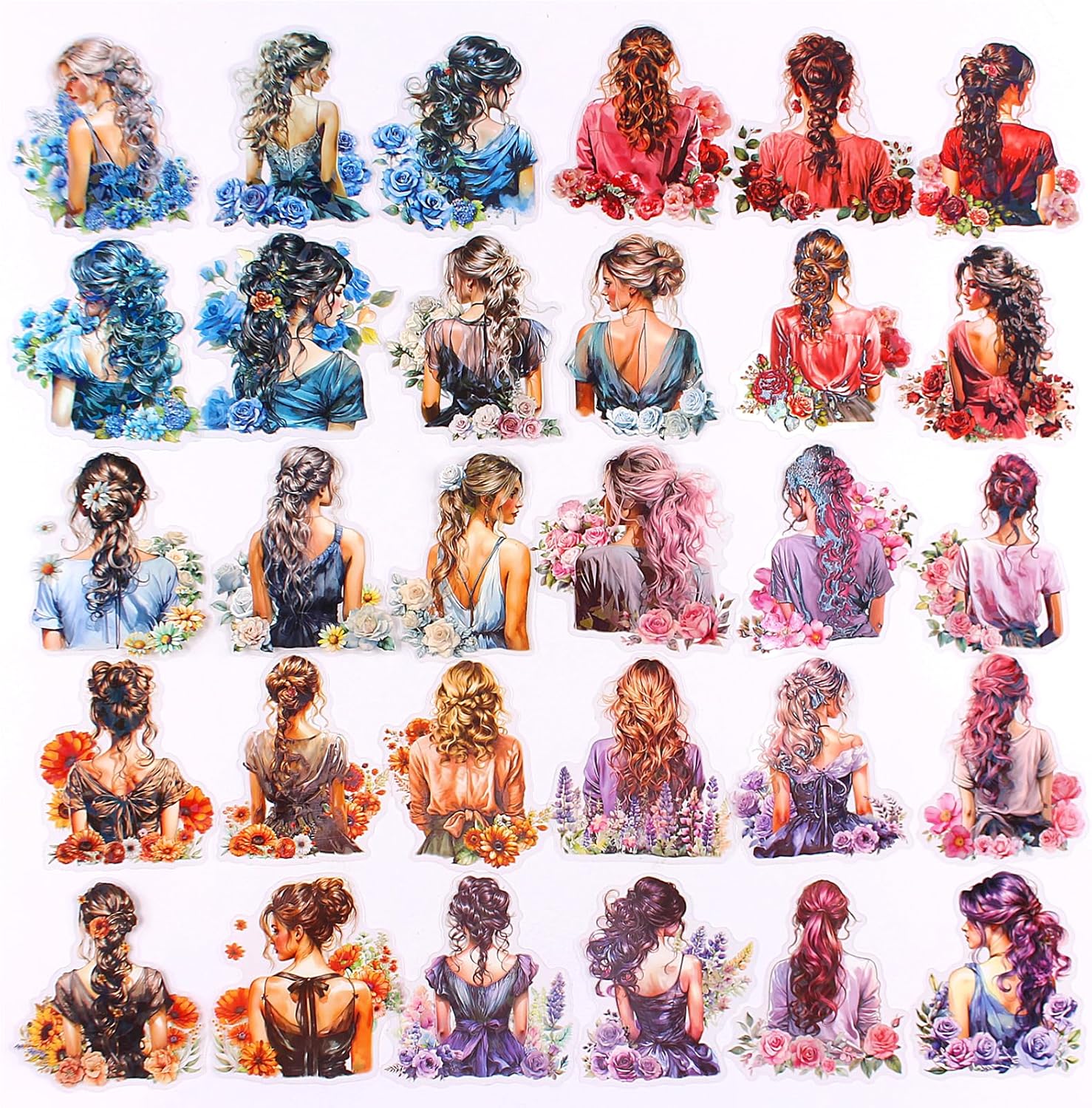 Amazon.com: Dwpetzo Large People Scrapbook Stickers for Scrapbooking ...