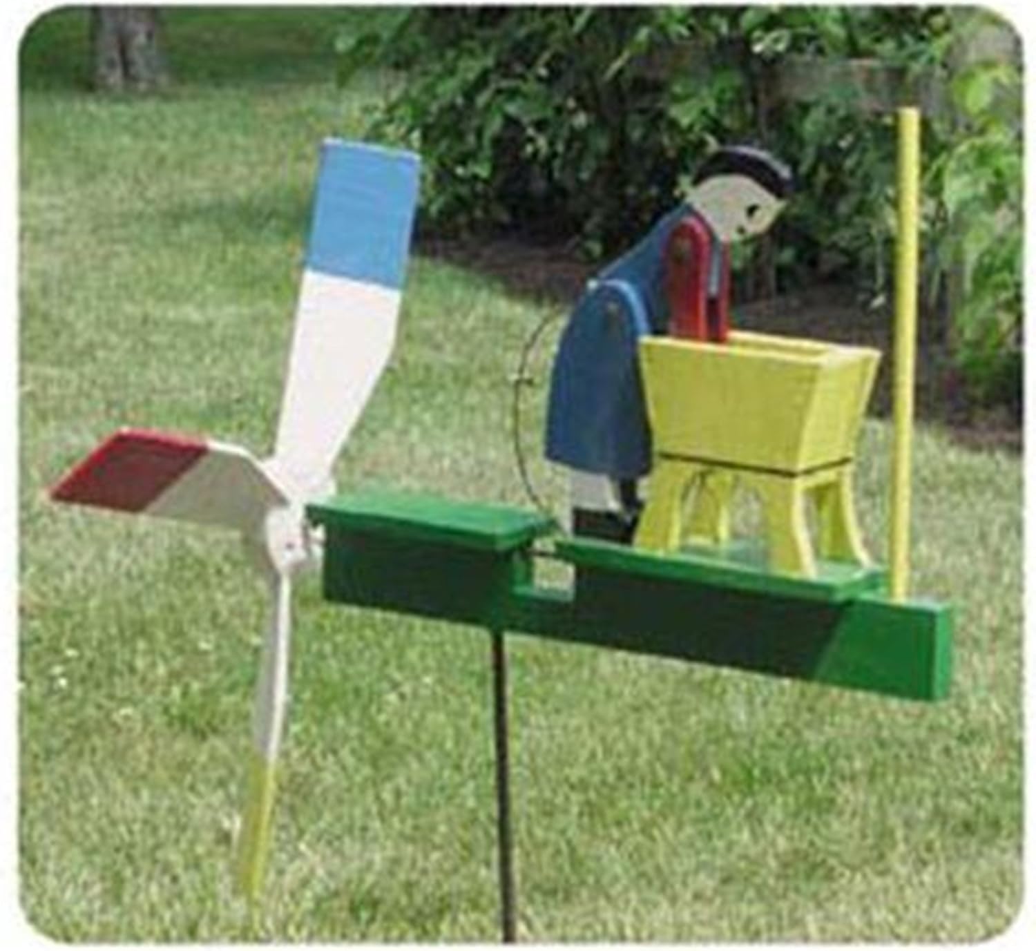 Woodcraft Project Paper Plan To Build Woman Washing Whirligig ...