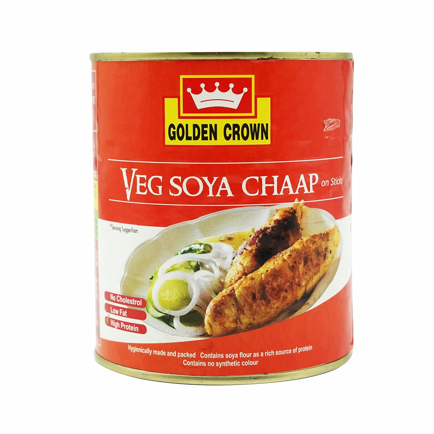 GOLDEN BROWN Crown Veg Soya Chaap On Sticks, 850 Gm : Amazon.in ...