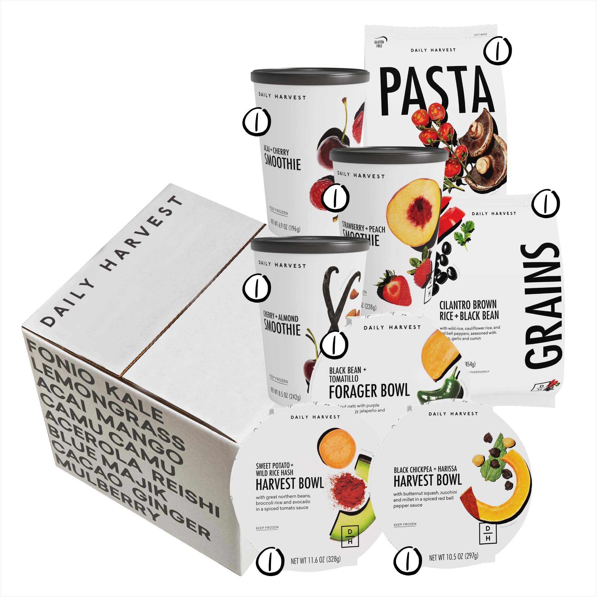 Amazon.com: Daily Harvest - Heart Healthy Box (10 Pack), Frozen Organic ...