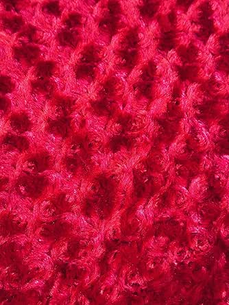 Amazon.com: Sedona Designz Rose Faux Fur Fabric - Soft Plush Material ...