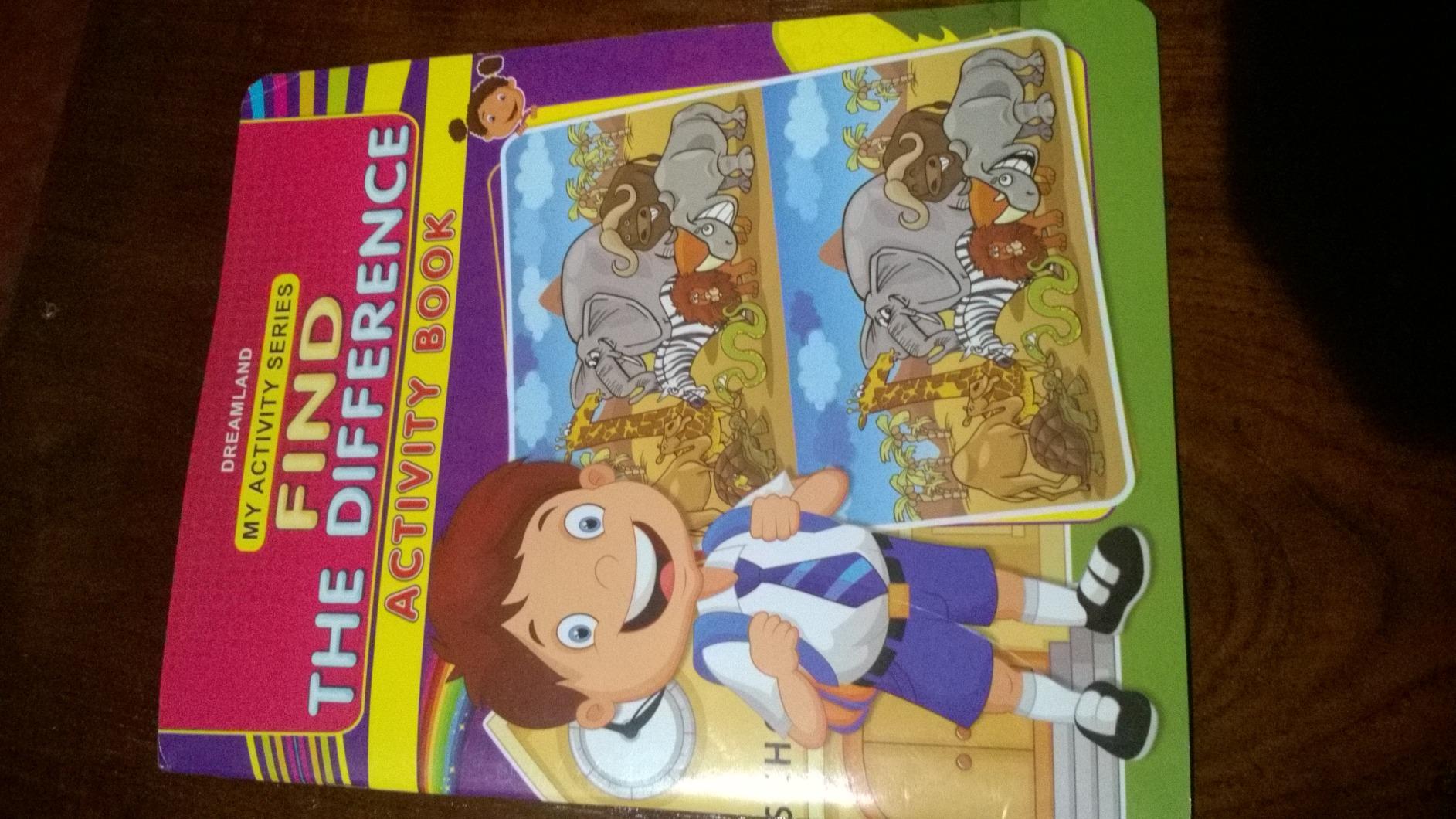 Buy Find the Difference Activity Book for Age 2 -5 Years- Fun filled ...