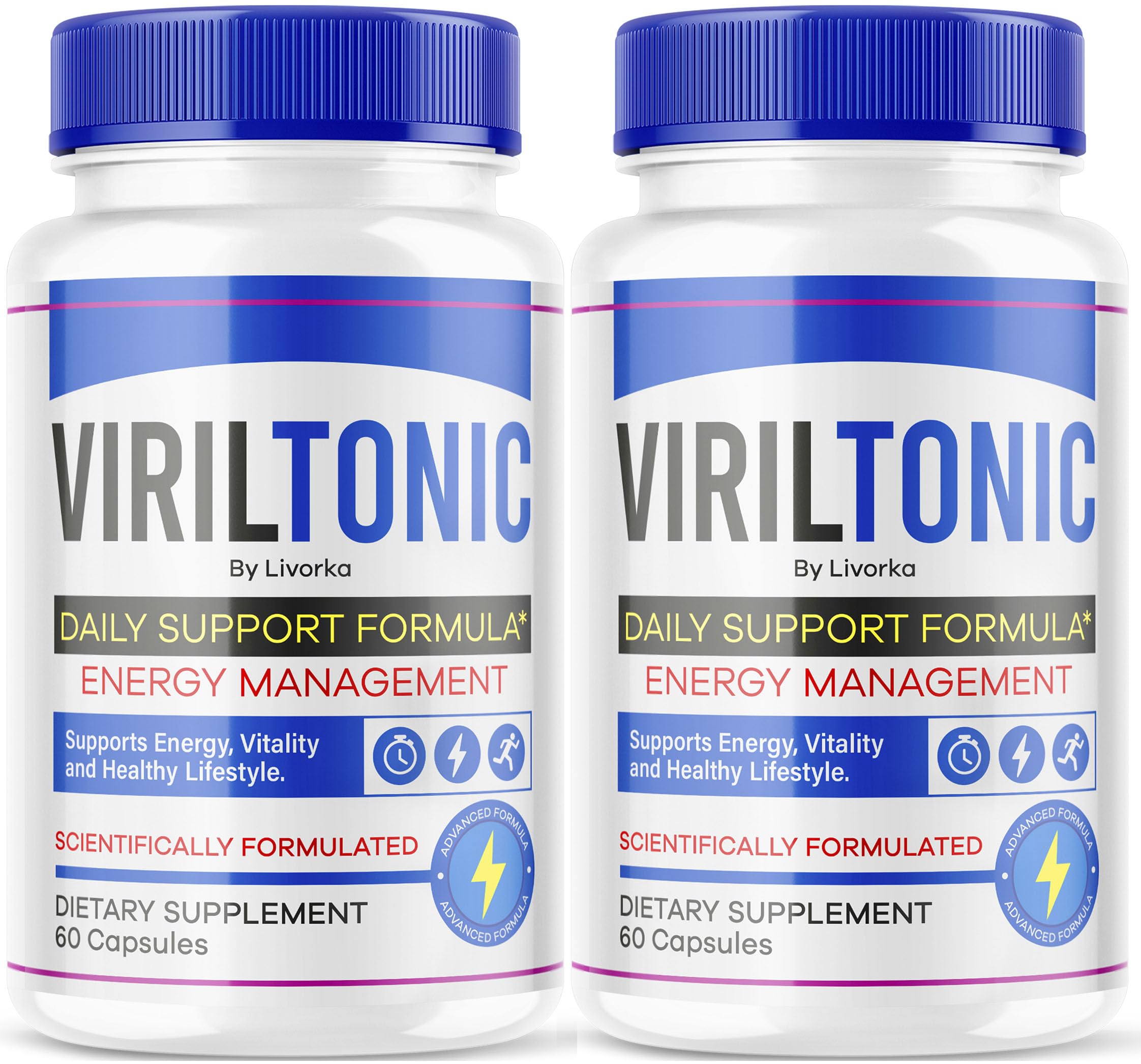 Amazon.com: (2 Pack) Viriltonic Capsules, Viriltonic Advanced Support Formula Pills (120 ...