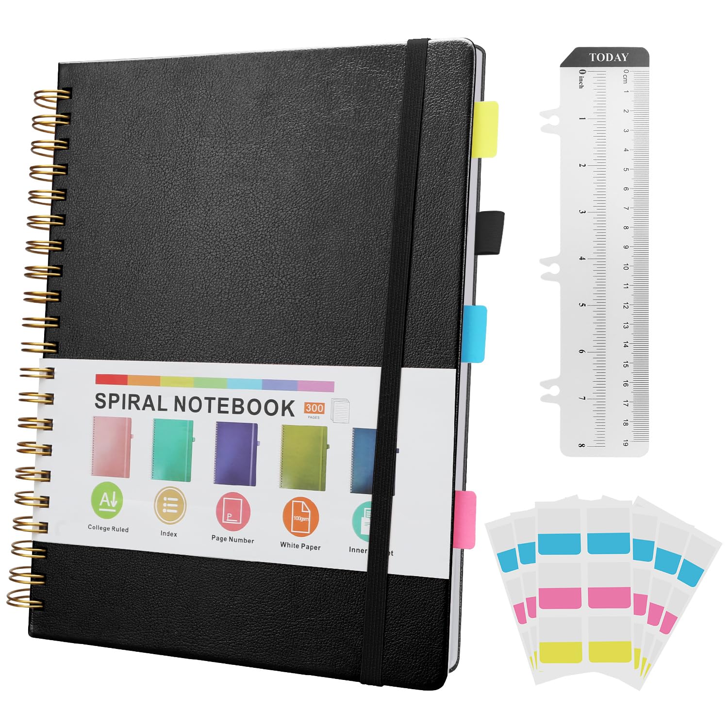 Snapklik.com : Spiral Notebook,8.5 X 11 College Ruled Notebooks For ...