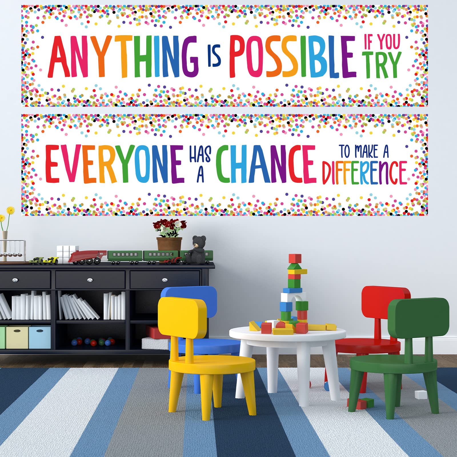 Snapklik.com : Motivational Classroom Banner, Inspirational Quotes For ...
