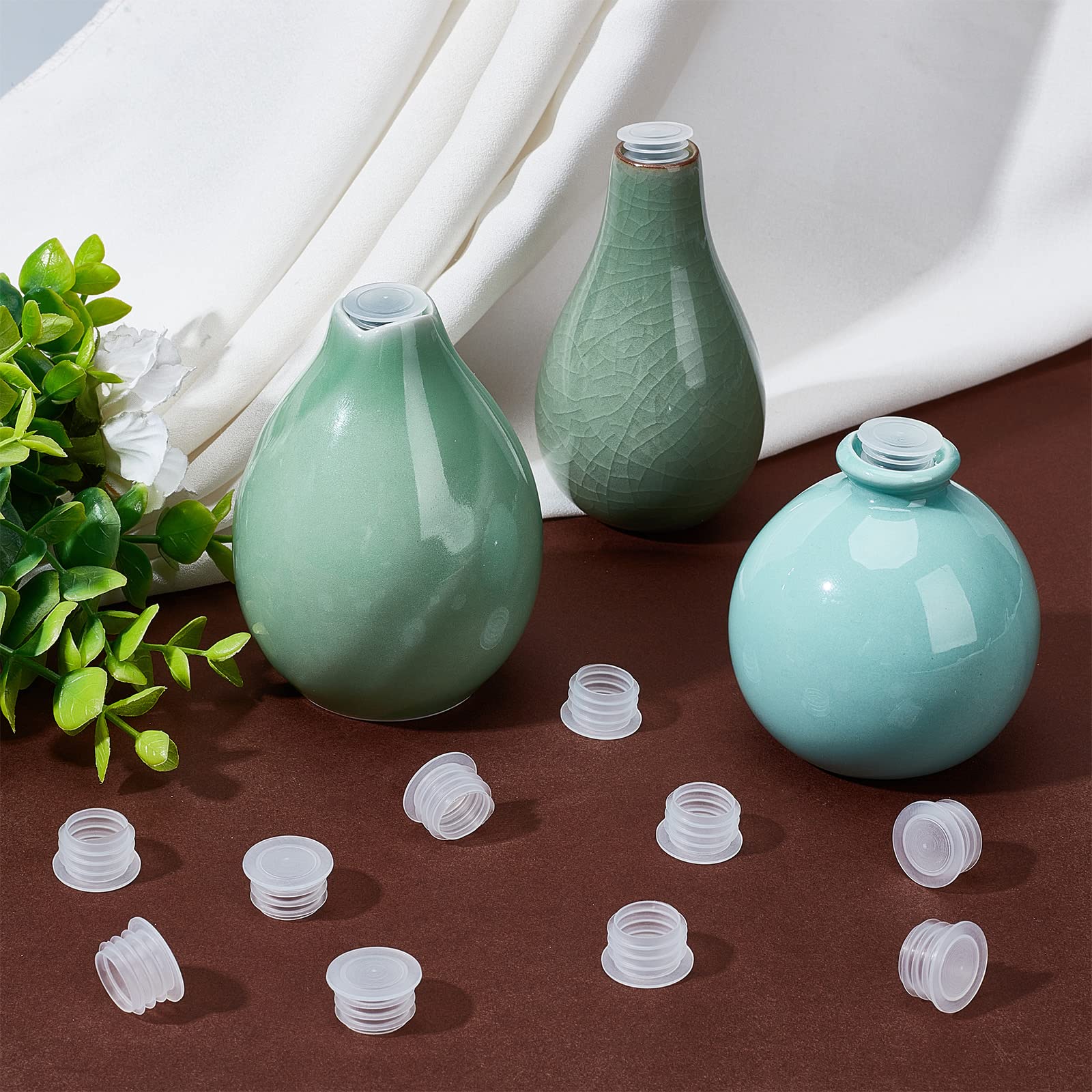 Snapklik.com : 25PCS Salt And Pepper Shaker Stoppers Plastic Salt ...