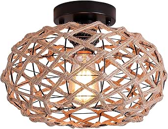 DSFFD Vintage Ceiling Lights Lampshade,11.8 Inch Industrial Pendant ...