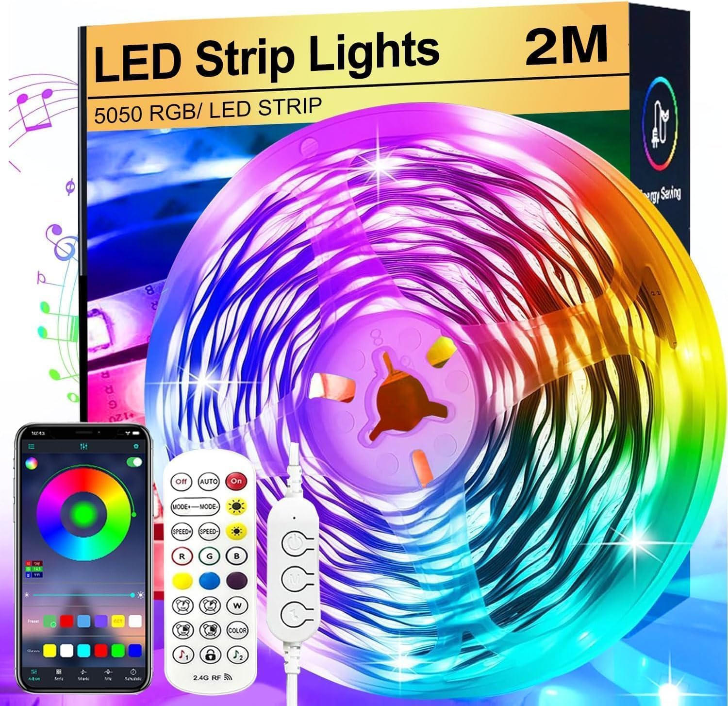 COB Ruban LED,24V 2M COB LED Néon, 3000K Flexible Néon LED Bande 320LED ...