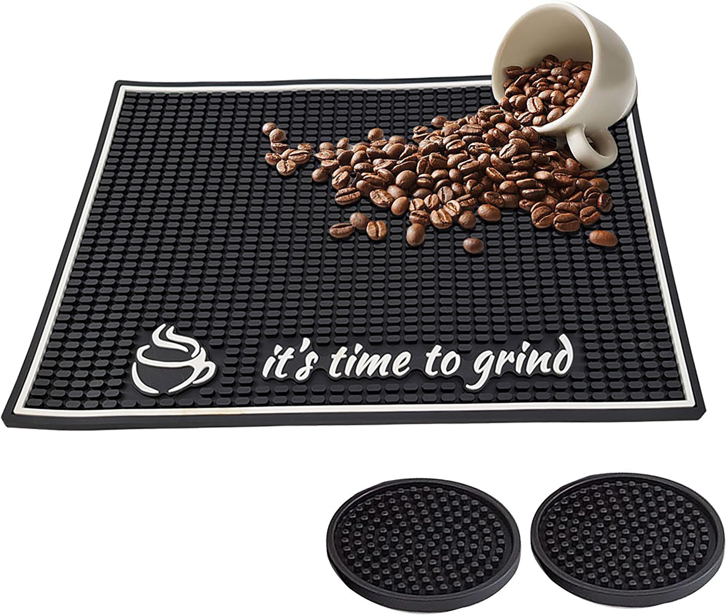 Amazon.com | Non-slip Silicone Coffee Mat for Countertop - Coffee Bar ...