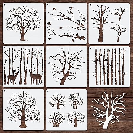 Amazon.com : Yggdrasil Tree of Life Stencil - Reusable Stencils for ...