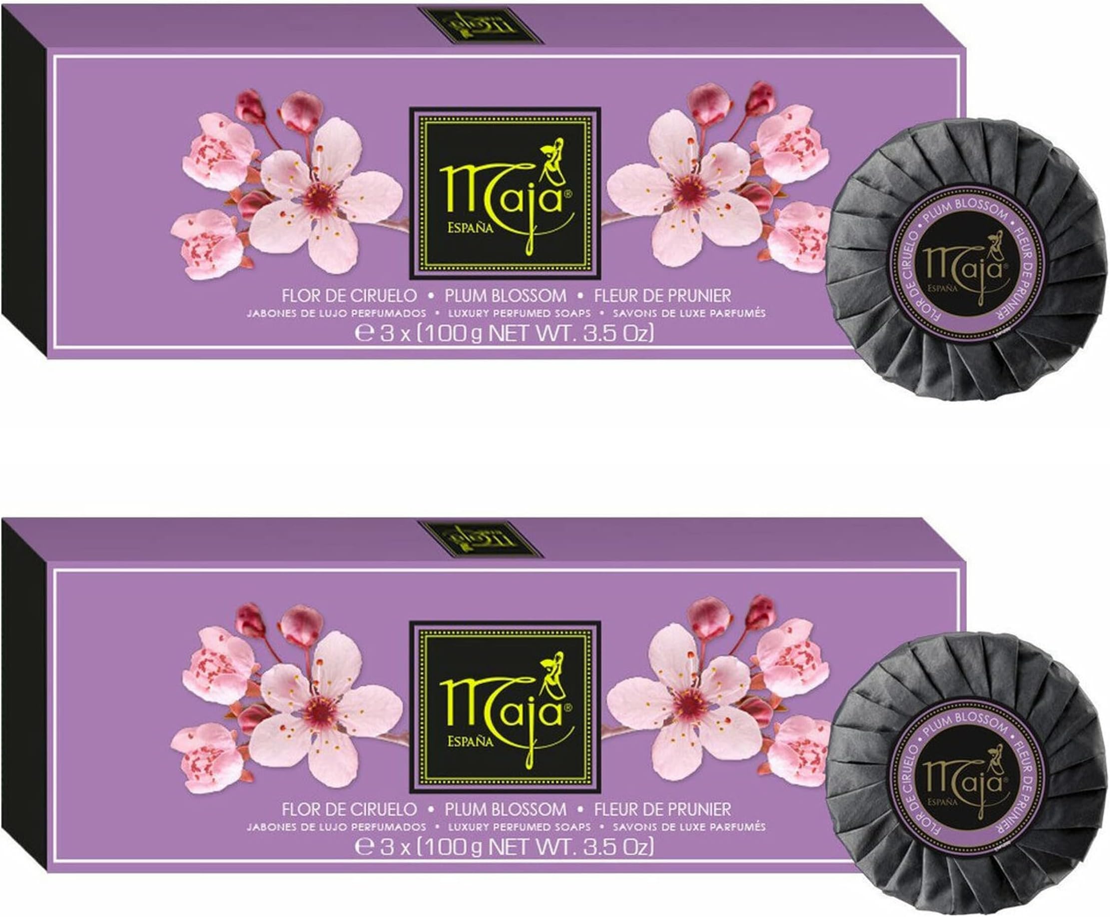 Amazon.com : Maja, Classic Soap Perfumed Soap Round and Luxurious Round ...