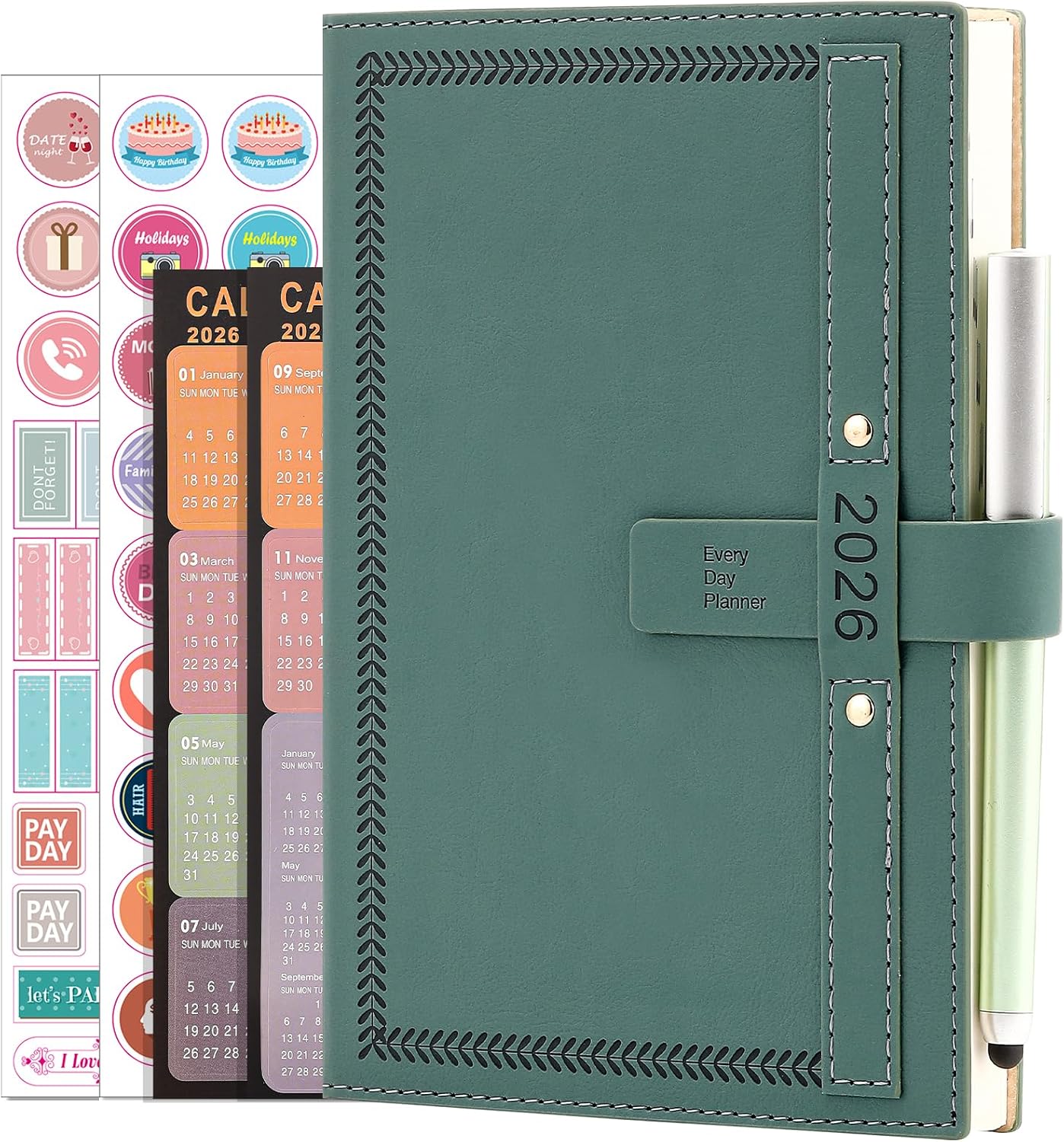 2026 Diary A5 Page a Day Full Year Planner, Diary 2026 from Jan 2026 to ...