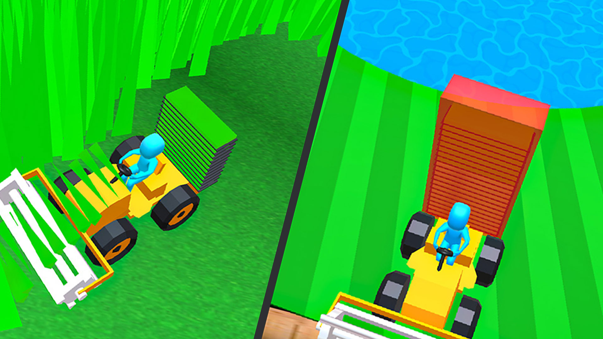 Stone Lawn Grass Cutting! Lawn Mower Grass Cutting Reaper 3D - Harvest ...