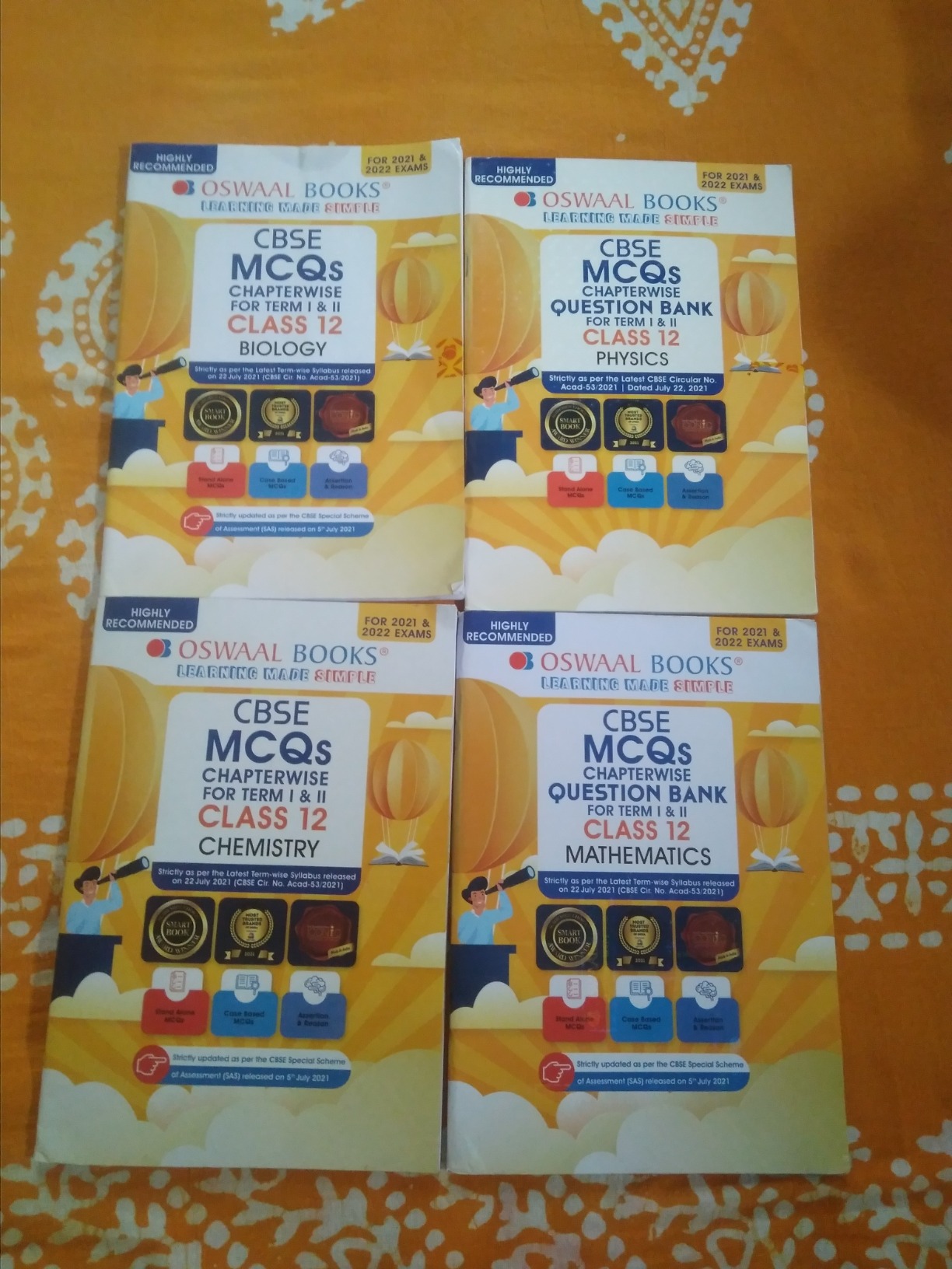 Buy Oswaal CBSE MCQs Chapterwise Question Bank For Term I & II, Class ...