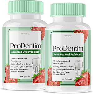 2 Pack - ProDentim Pills for Teeth - Pro Dentim Dental Tablets for ...