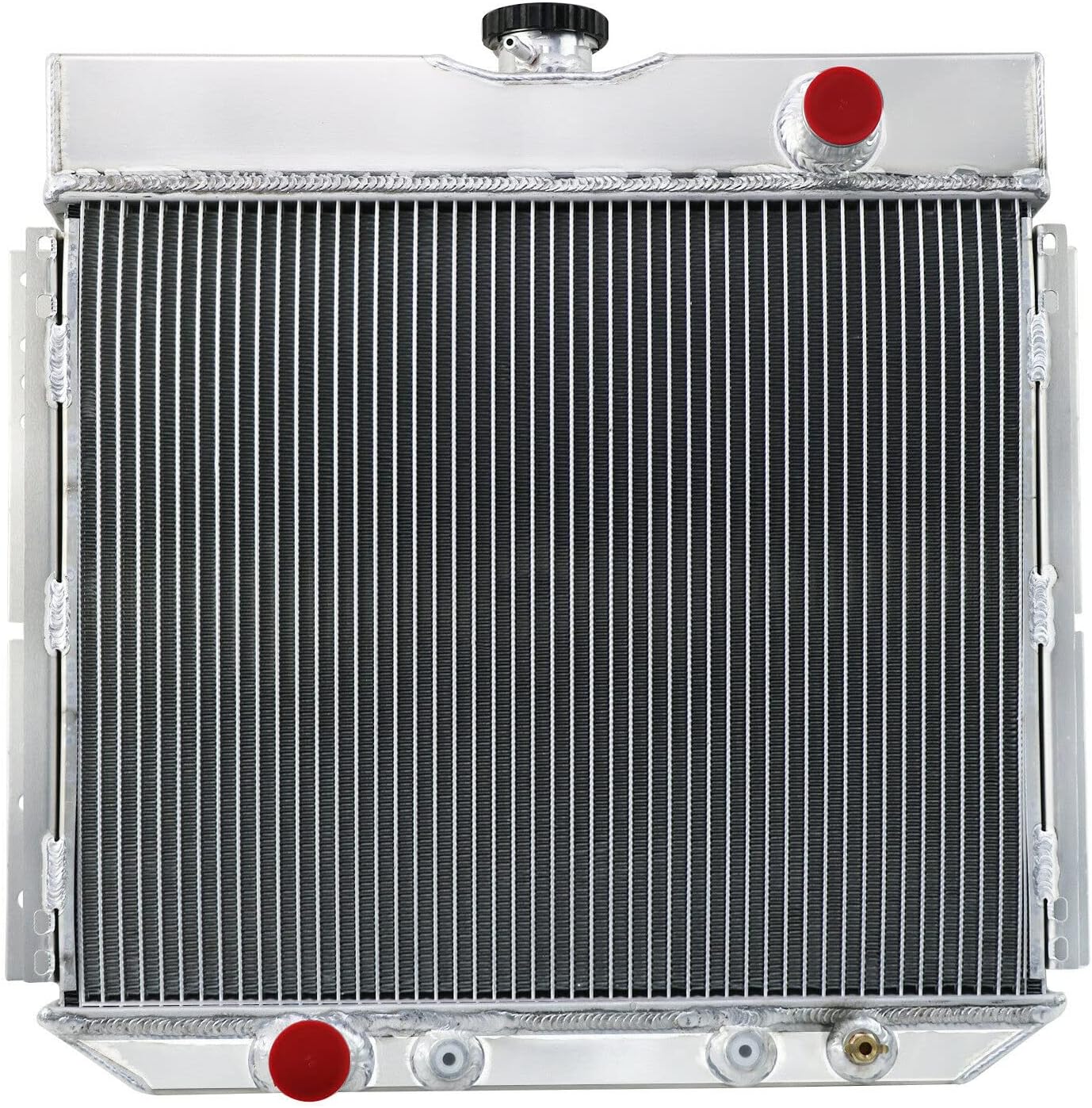 Amazon.com: ALLOYWORKS 4 Row Radiator For 1967-1973 Ford Mustang ...