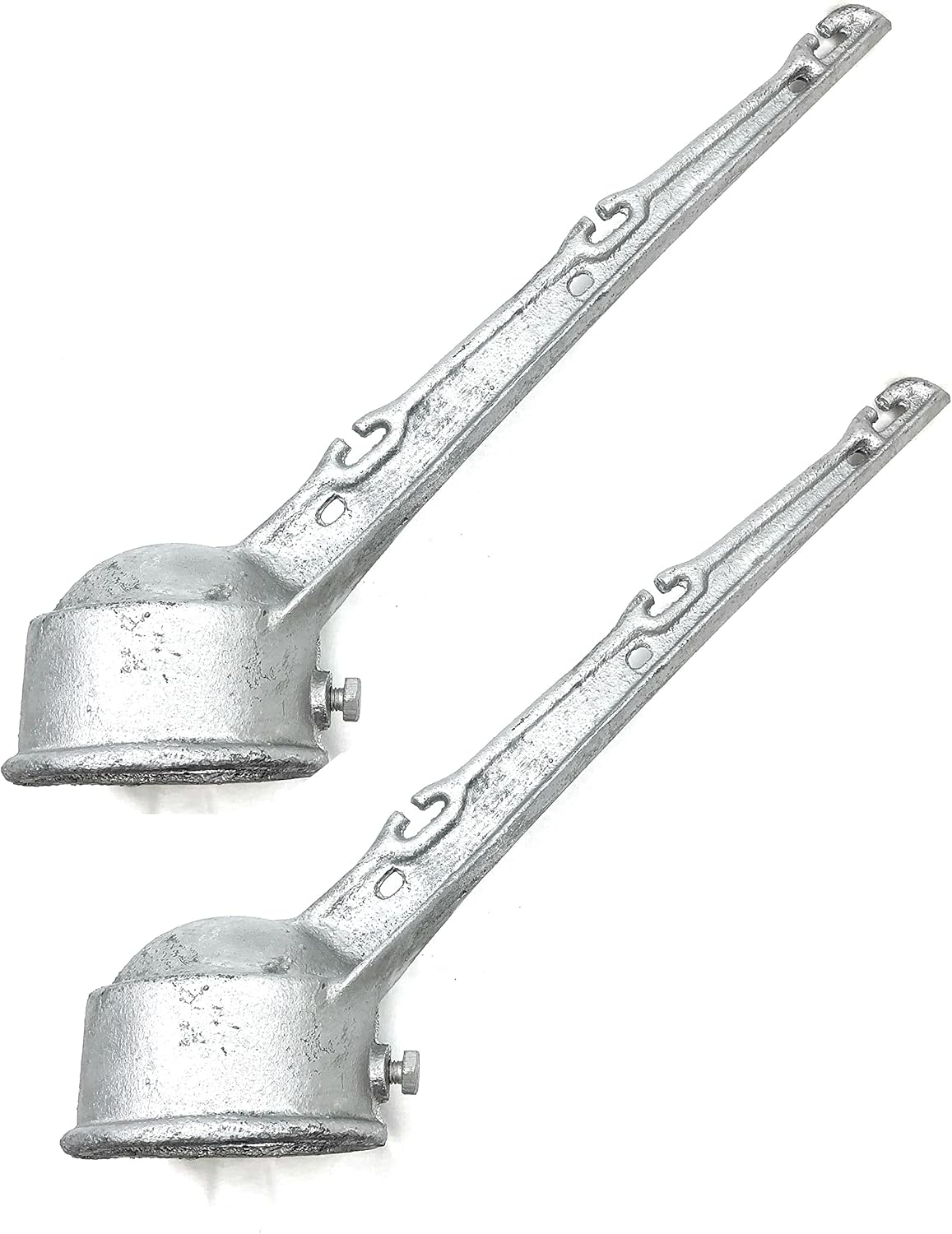 Chain Link Fence 45 Degree Barb Wire Corner-Arms (Malleable) Fits O.D ...