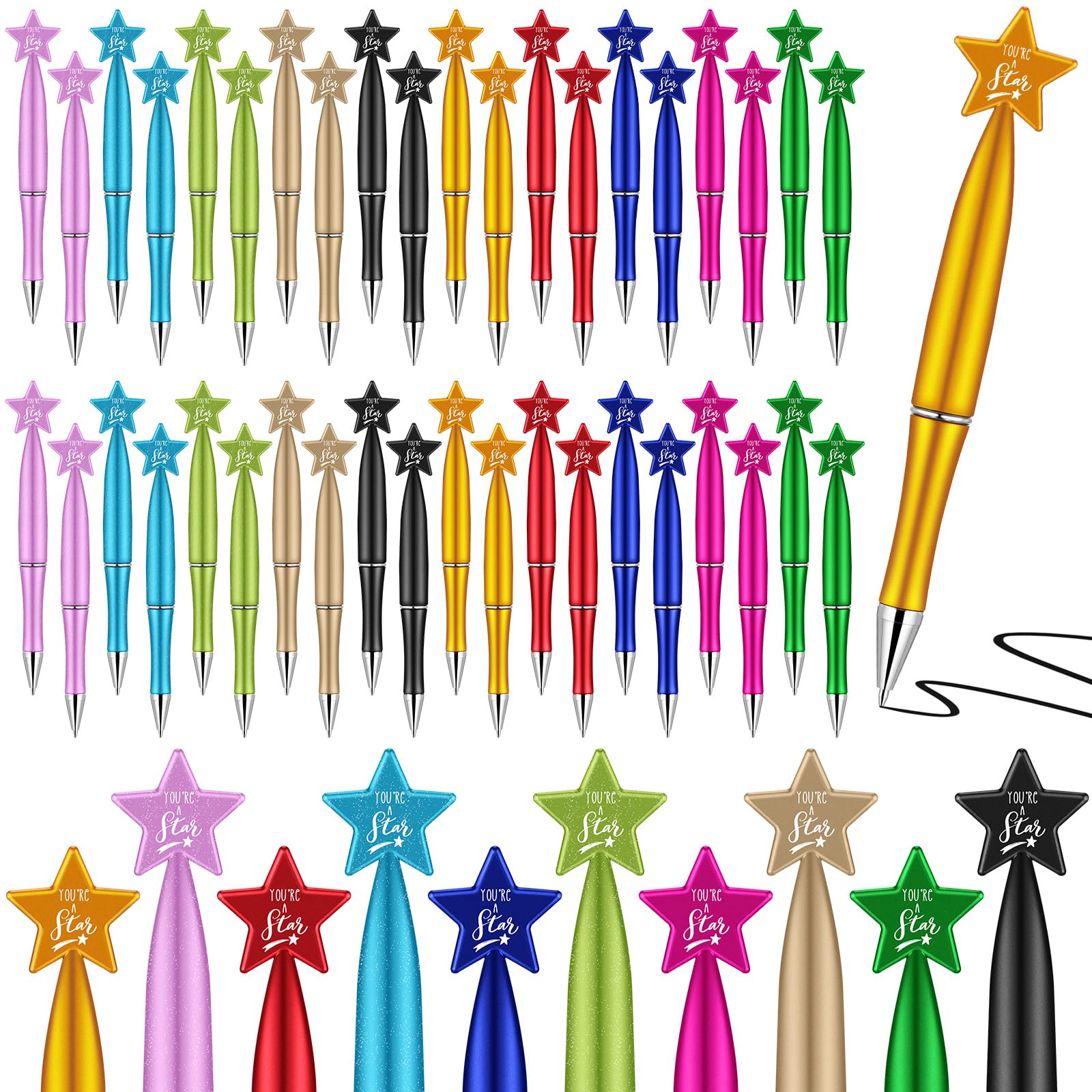 Snapklik.com : Seajan Star Pens Bulk Youre A Star Ballpoint Pen Student ...