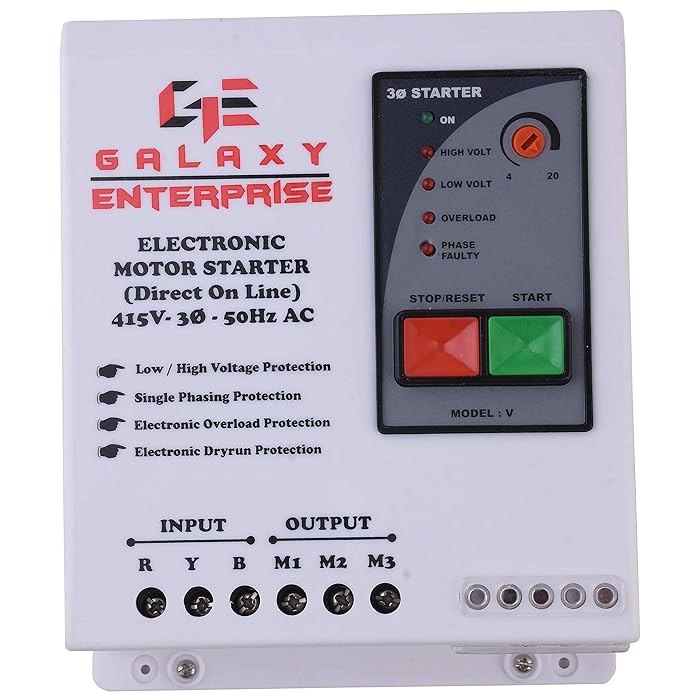 Buy 3 Phase Submersible Pump Electronic Starter + Single Phase ...