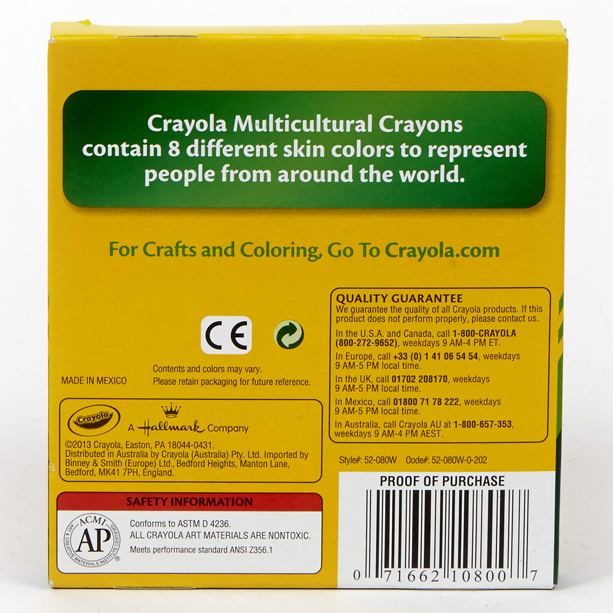 Crayola Crayon Label