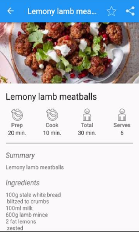 Meatball Recipes - App on Amazon Appstore