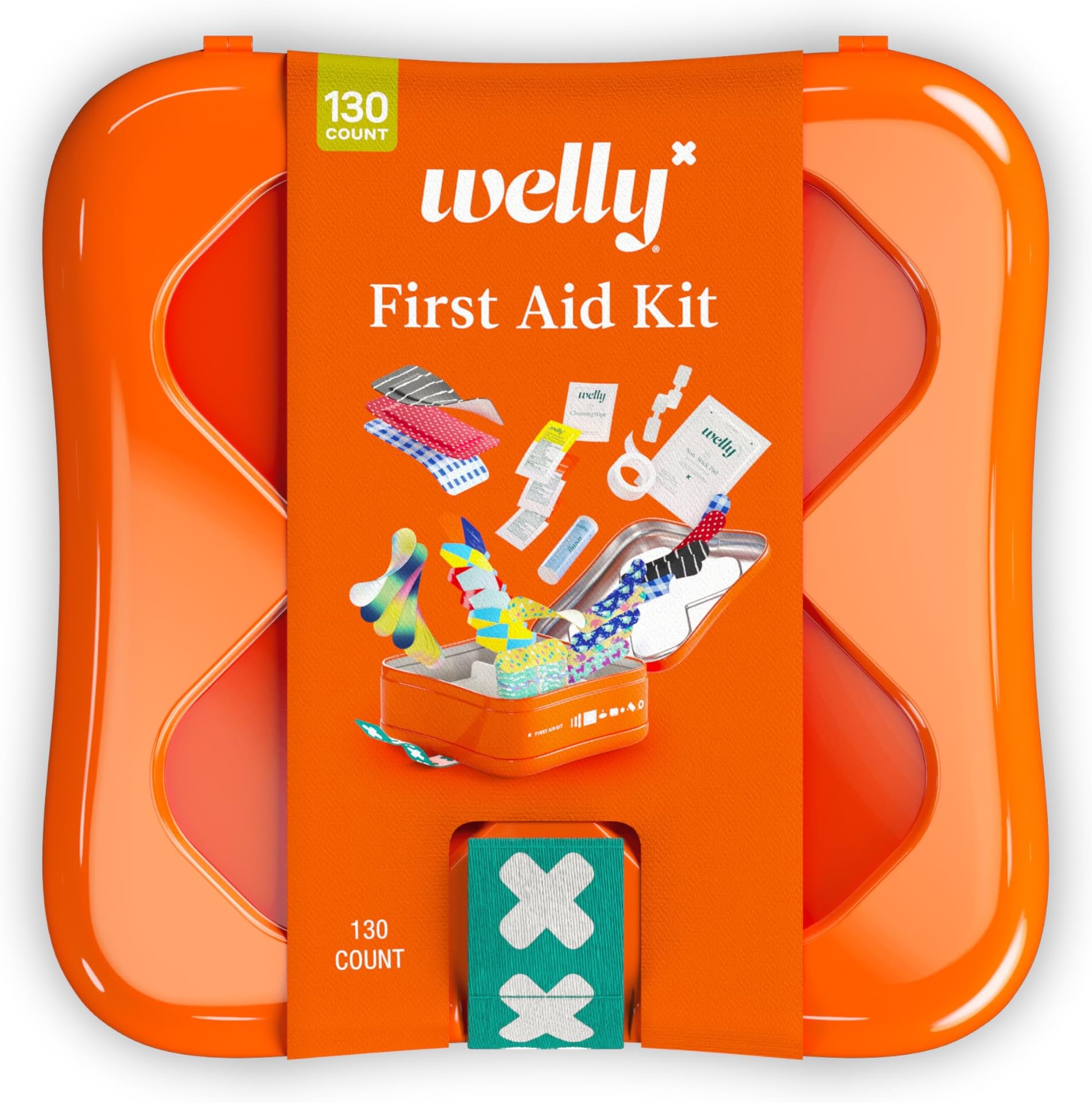 Amazon.com: Welly First Aid Kit - Adhesive Flexible Fabric and ...