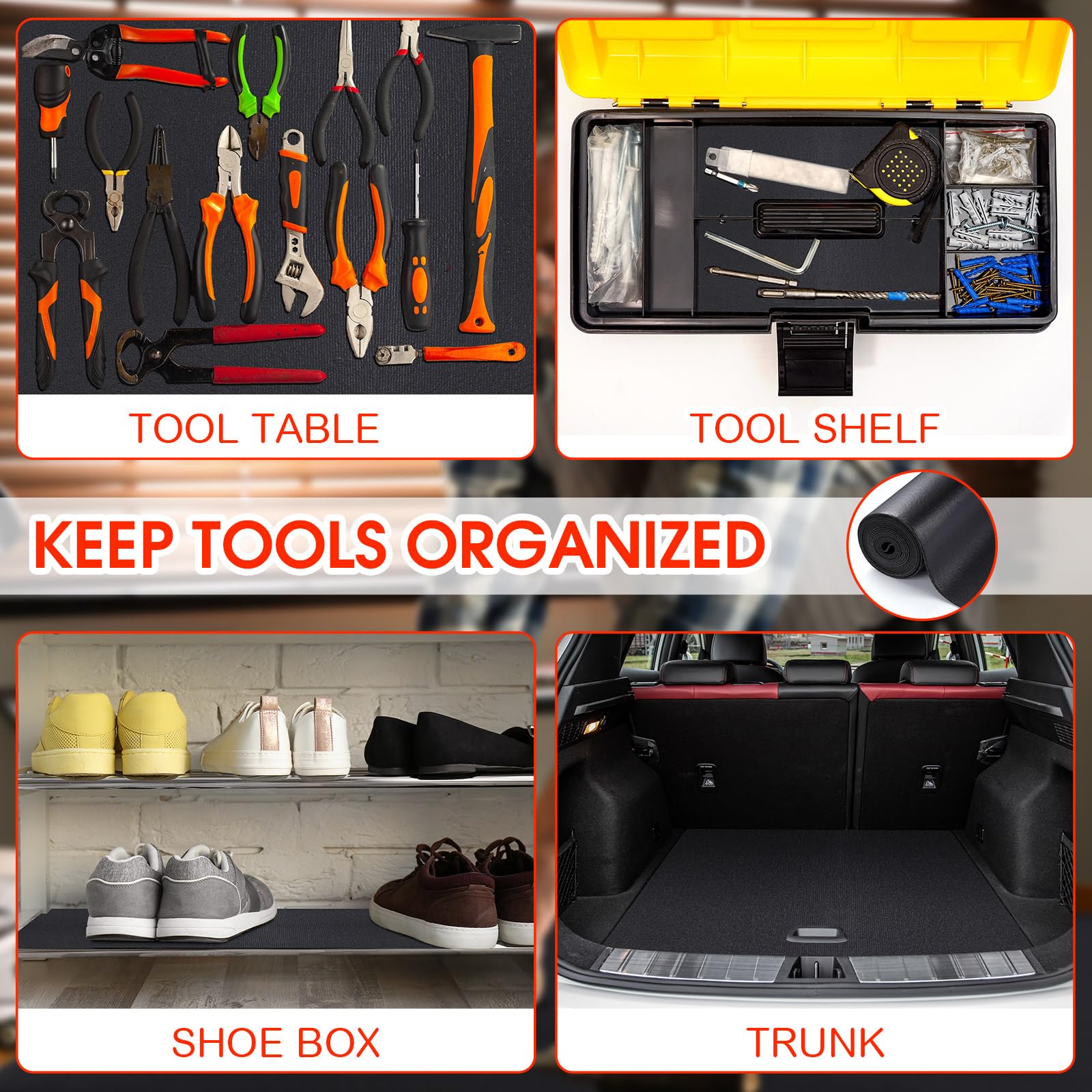 Snapklik.com : Tool Box Liner 1/8 Inch Thick X 24 Inch Wide X 32 Ft ...
