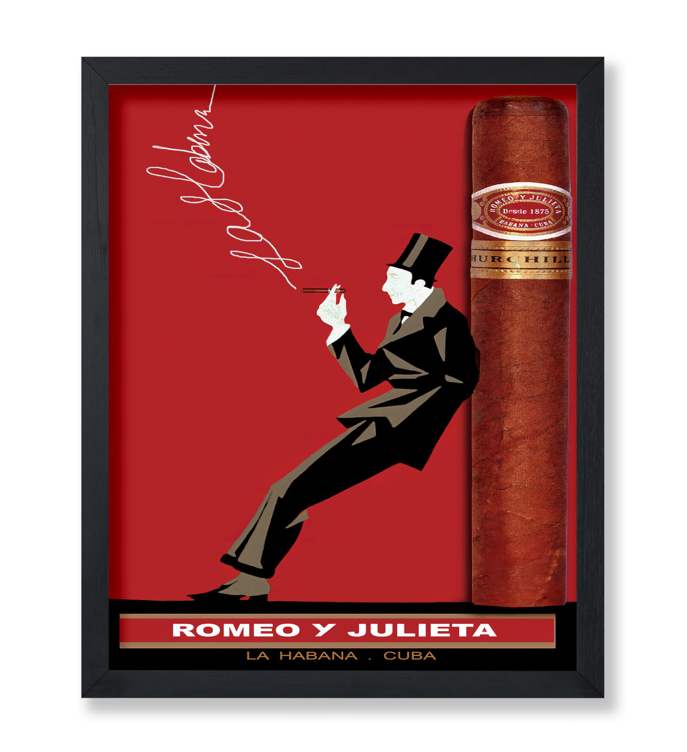Amazon.com: Poster Master Vintage Cuban Cigar Poster - Retro Cigar ...