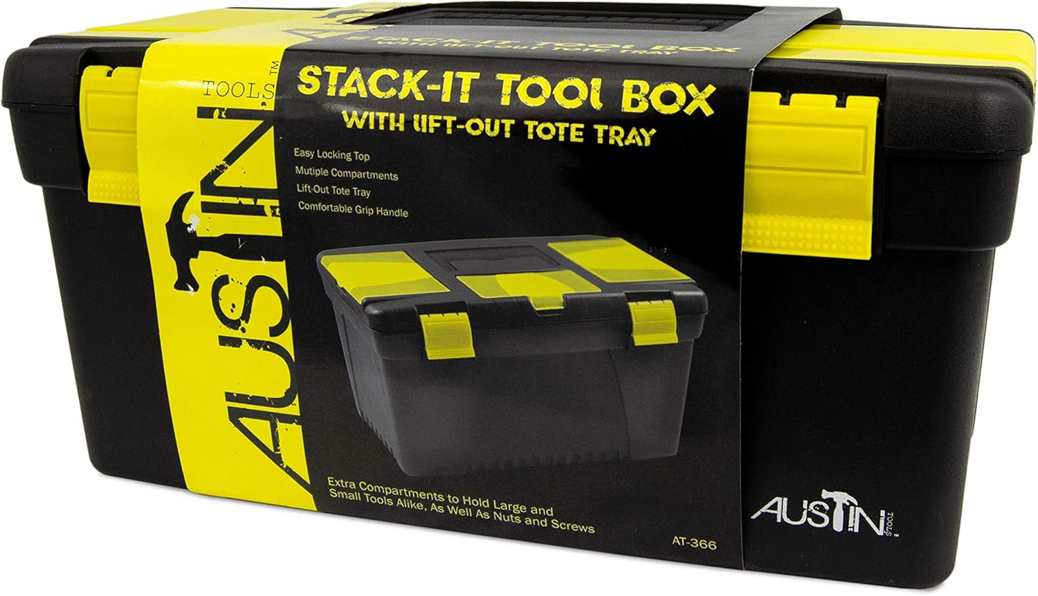 Stack-It Tool Box with Lift-out Tote Tray - Amazon.com