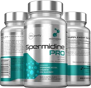 Spermidine PRO (99% Purity Elite Grade) Pure Spermdine 100X Potency vs Wheat Germ Spermidine ...