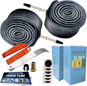 Amazon.com : PULIZIM Race 28 700x25-32c Bicycle Inner Tube Bundle - 60mm Presta Valve : Sports ...