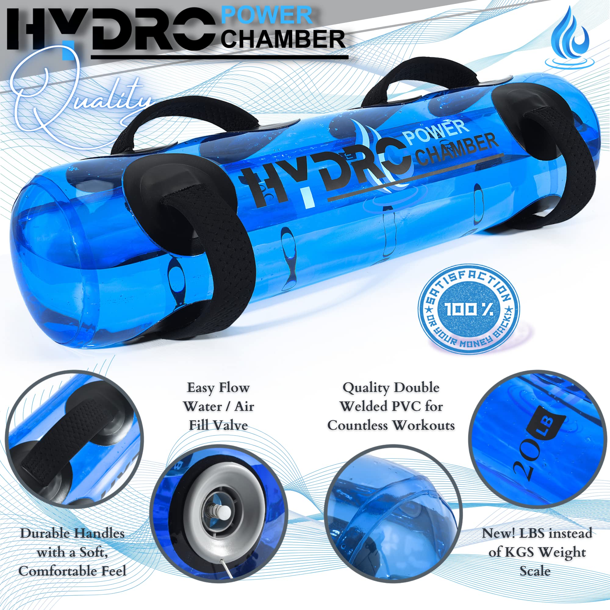 Buy HYDRO POWER CHAMBER Aqua Bag - Fitness Sandbag with Water ...