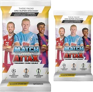 Amazon.com: Grandor Soccer Trading Card Bundle – Topps Match Attax 2025 ...